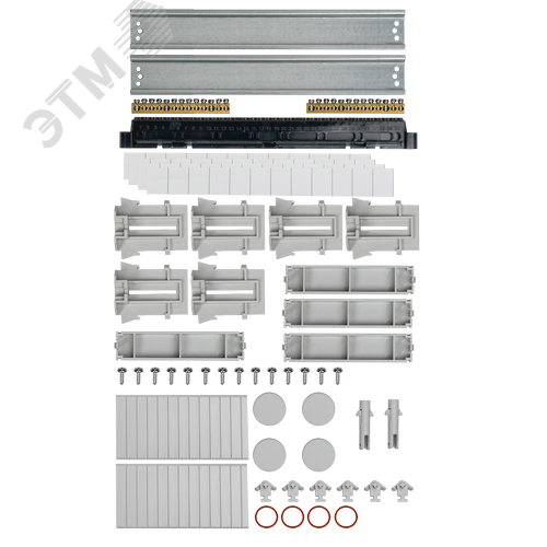 Корпус пластиковый навесной на 36 модулей КМПн-36 IP65 TEKFOR черная прозрачная дверь артикул ...