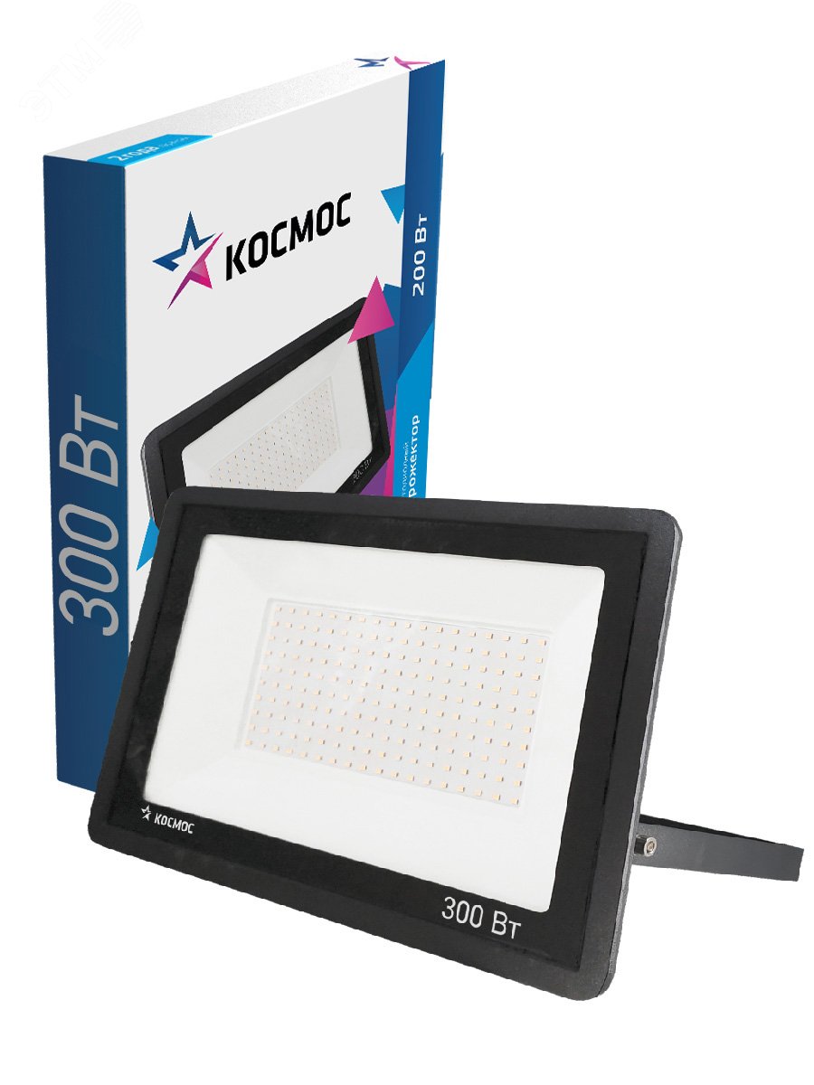 Прожектор ДО-300Вт 6500К 27000Лм IP65 Super-Slim артикул K_PR5_LED_300 ...