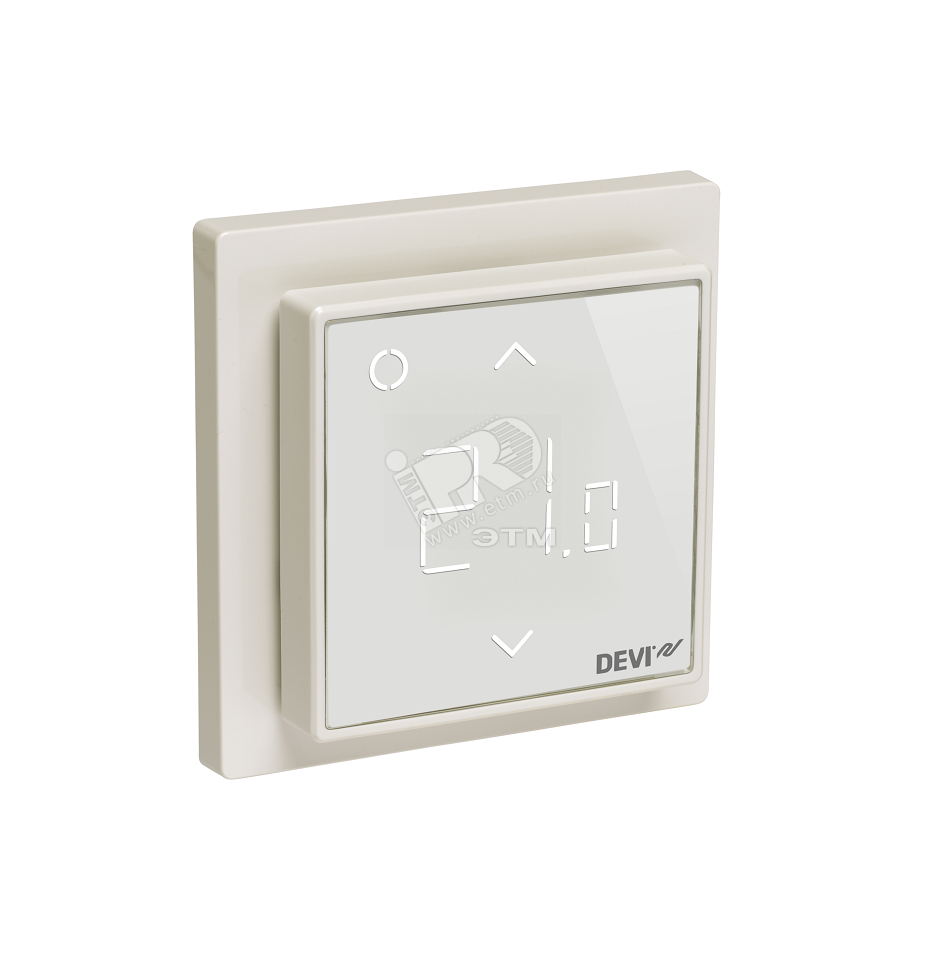 Терморегулятор электронный программируемый DEVIreg Smart 16А с Wi-Fi белый артикул 140F1141 ДЕВИ ...