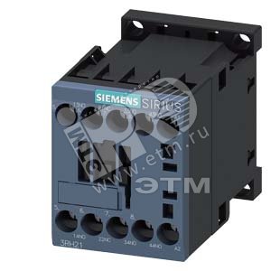 Контактор вспомогательный 3НО+1НЗ AC 110V 50Гц 120V 60Гц типоразмер S00 ...