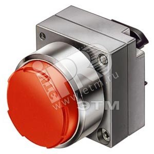 22MM METAL ROUND ACTUATOR: PUSHBUTTON WITH RAISED BUTTON WITH HOLDER ...