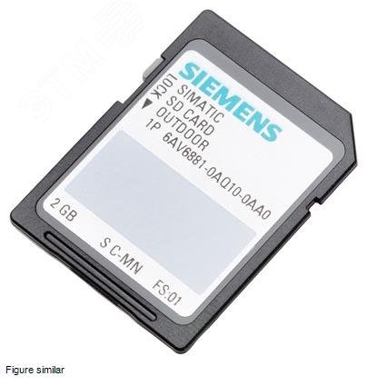 SIMATIC, карта памяти SD 2 ГБ для применения вне помещений, Secure ...