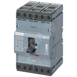 Купить CIRCUIT BREAKER 3VT1 STANDARD BREAKING CAPACITY ICU=25KA, 415V ...