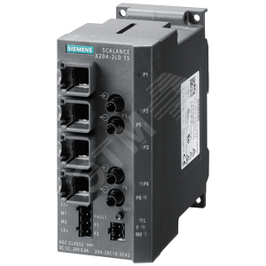 Коммутатор управляемый SCALANCE X204-2LD TS, 4 X 10/100MБит/с , RJ45 ...