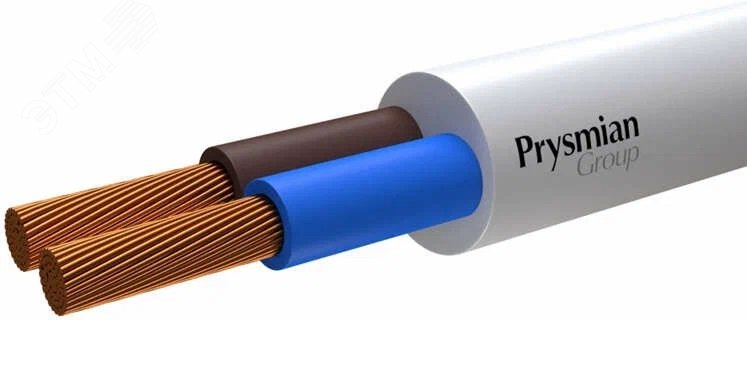 Провод ПВС 2х4 РЭК/Prysmian - купить в Москве и РФ по цене 142.09 руб ...