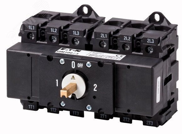 Выключатель-разъединитель перекидной I-0-II, 2x3P, 100A , QM100/3 ...