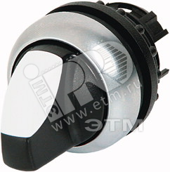 Переключатель с поворотной ручкой 2-х позиционный 60 град. фиксация, M22-WRK артикул 216867 ...