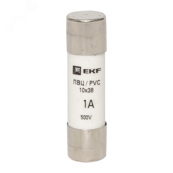 Вставка плавкая цилиндрическая ПВЦ 10х38 1А артикул pvc-10x38-1 EKF ...