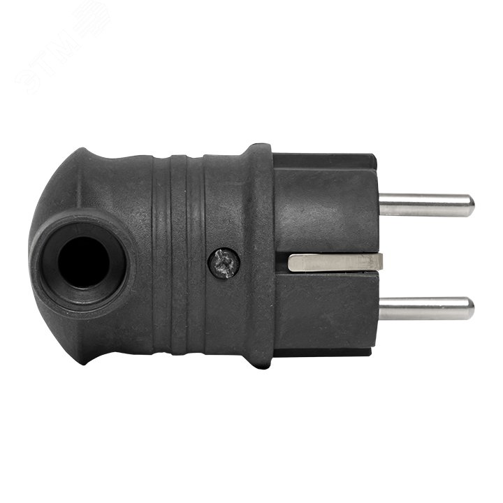 Вилка угловая каучуковая 230В 2P+PE 16A IP44 DIY артикул RPS-017-16-230 ...