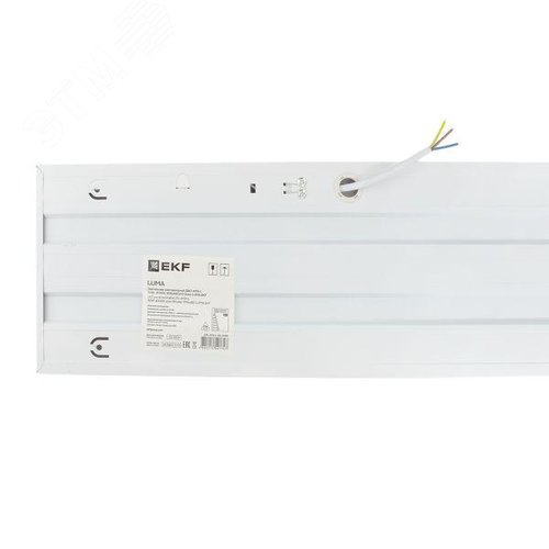 Светильник светодиодный ДВО 4114-L 36Вт 6500К 1195х180х19 опал EKF артикул LPL-4114-L-36-6500 ...