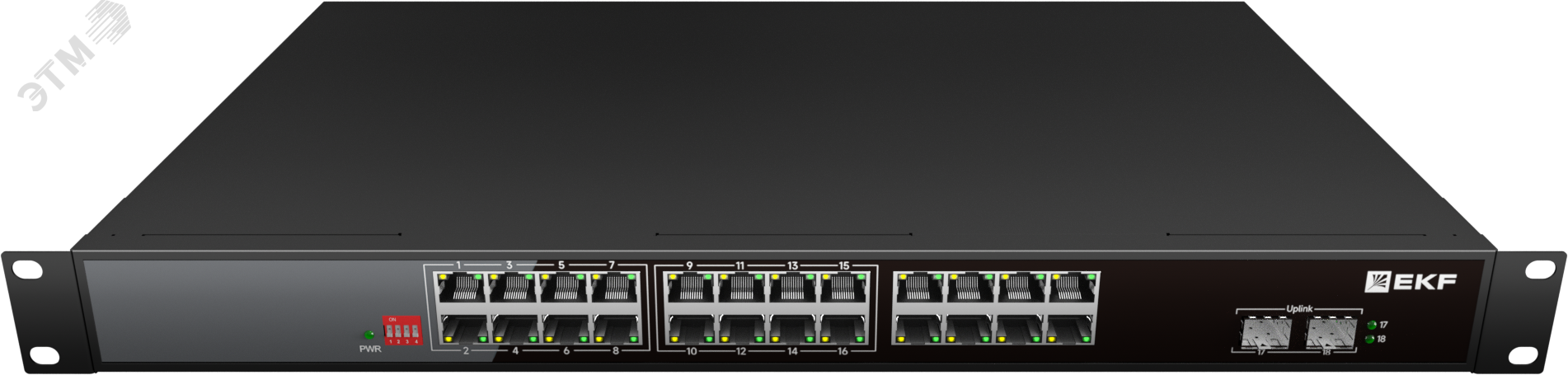 Коммутатор промышленный неуправляемый U-2GX/SFP-24GTP-R, 2 порта ...